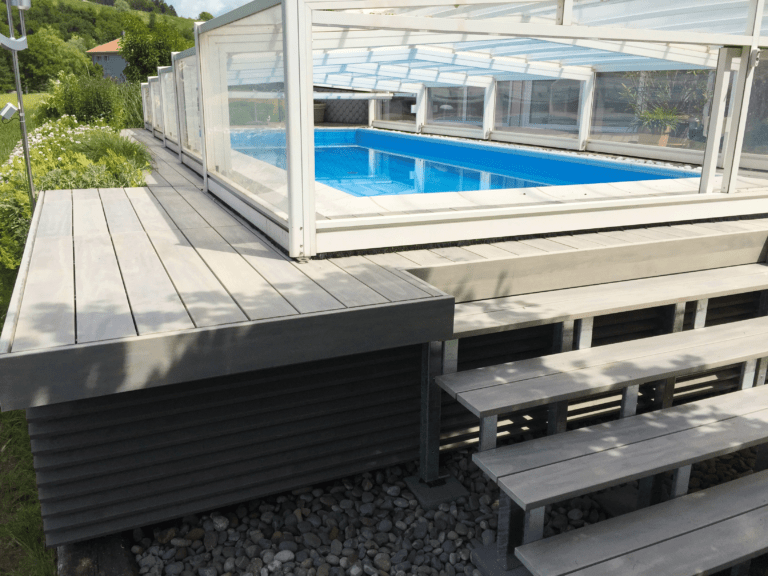 Accoya Pooltechnikraum - Holzagentur Schweiz